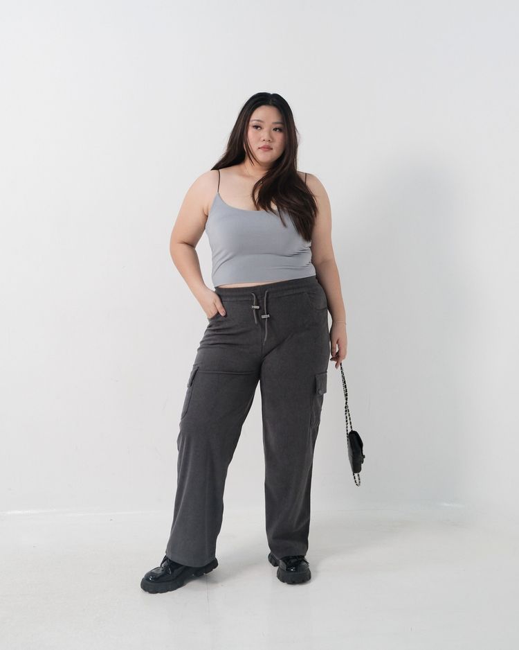 Lilibeth Corduroy Cargo Pants Jumbo | Women | Pinkdose