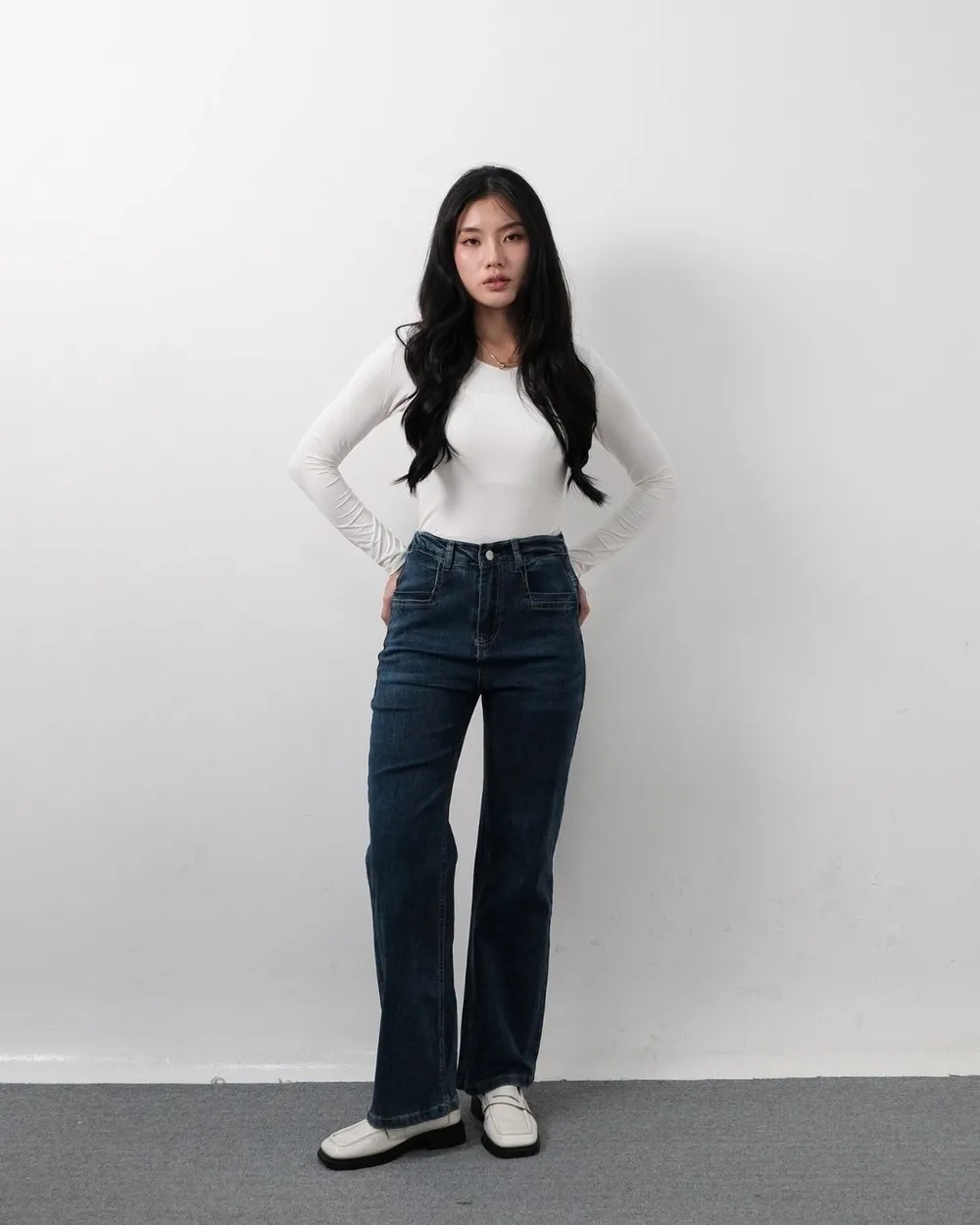 Danielle Straight Denim Pants | Women | Pinkdose