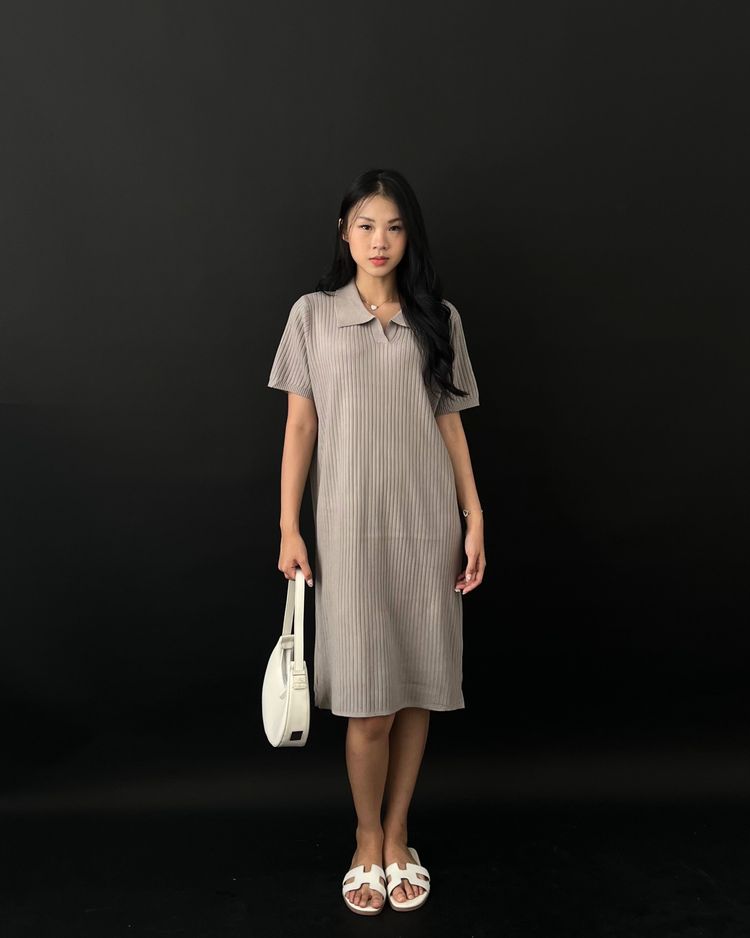 Maureen Short Sleeves Midi Dress | Women | Pinkdose
