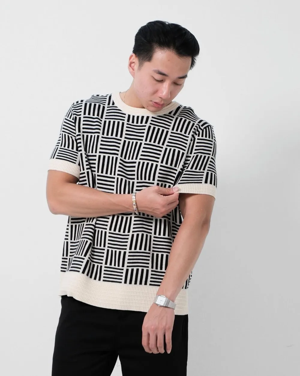 Jonash Short Sleeve O Neck Top | Men | Blue Label