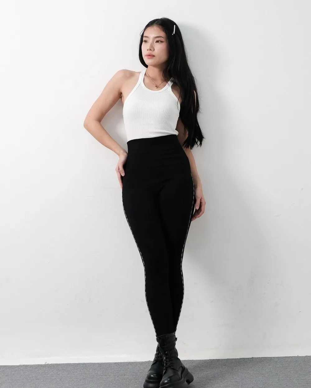 Kyla Long Legging Full Swarovky | Women | Pinkdose