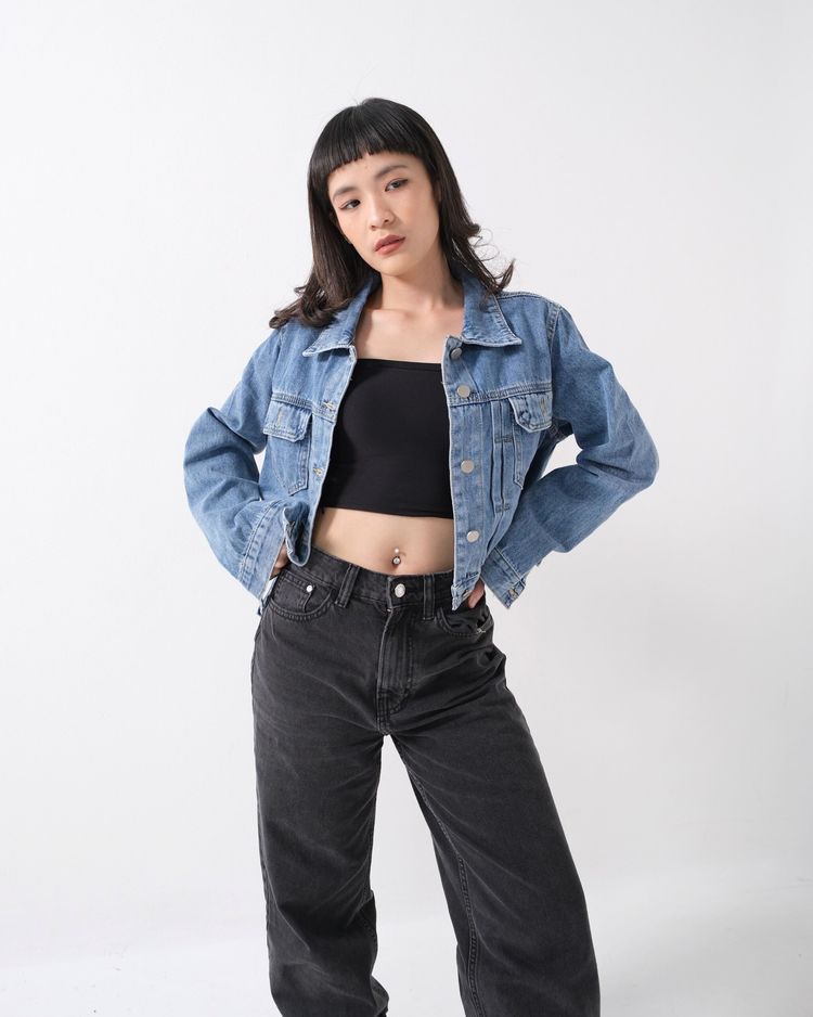 Estella Denim Jacket Women Pinkdose