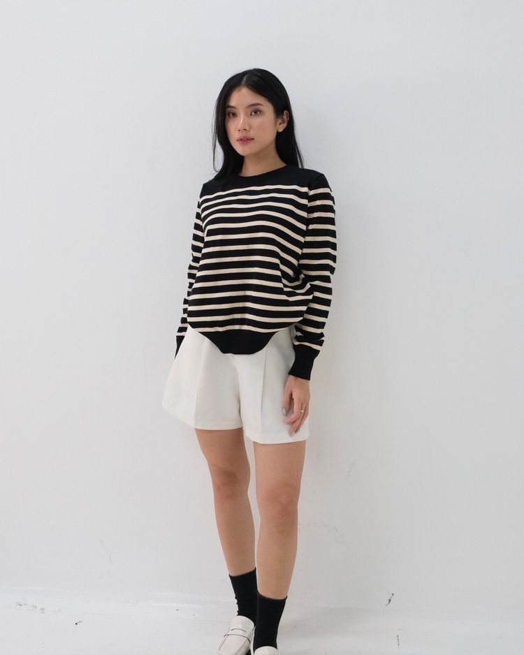 Winifred Long Sleeve Oversized O Neck | Women | Pinkdose