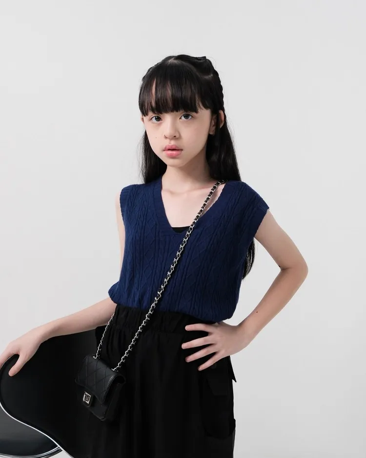 Cillian Knit Vest | Girls | Pinkdose Kids