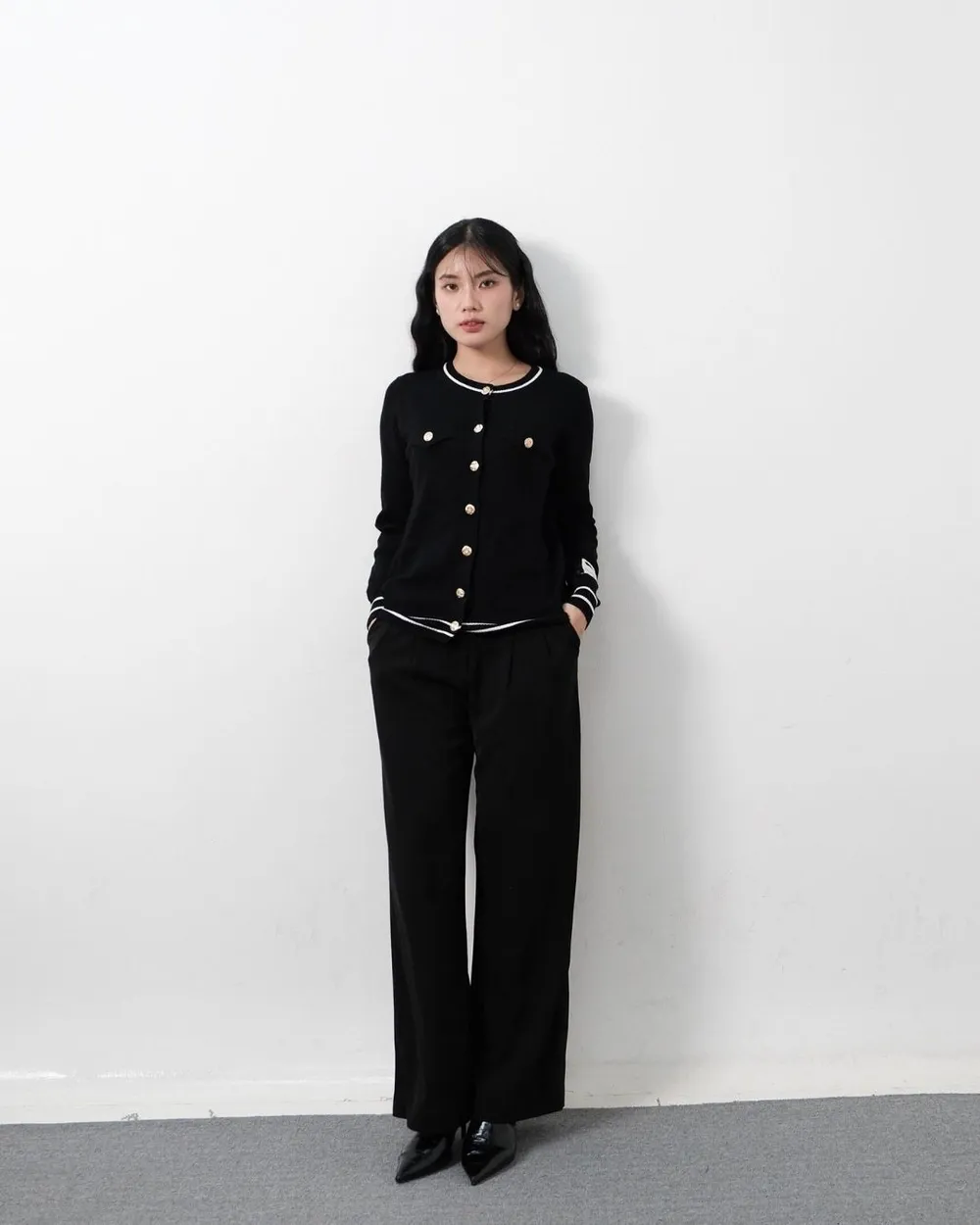 Mischa Long Sleeve Classy Knit Top | Women | Pinkdose