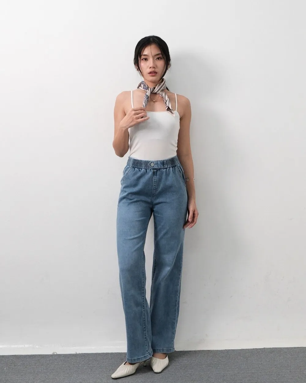 Aayana Cullote Denim Pants | Women | Pinkdose